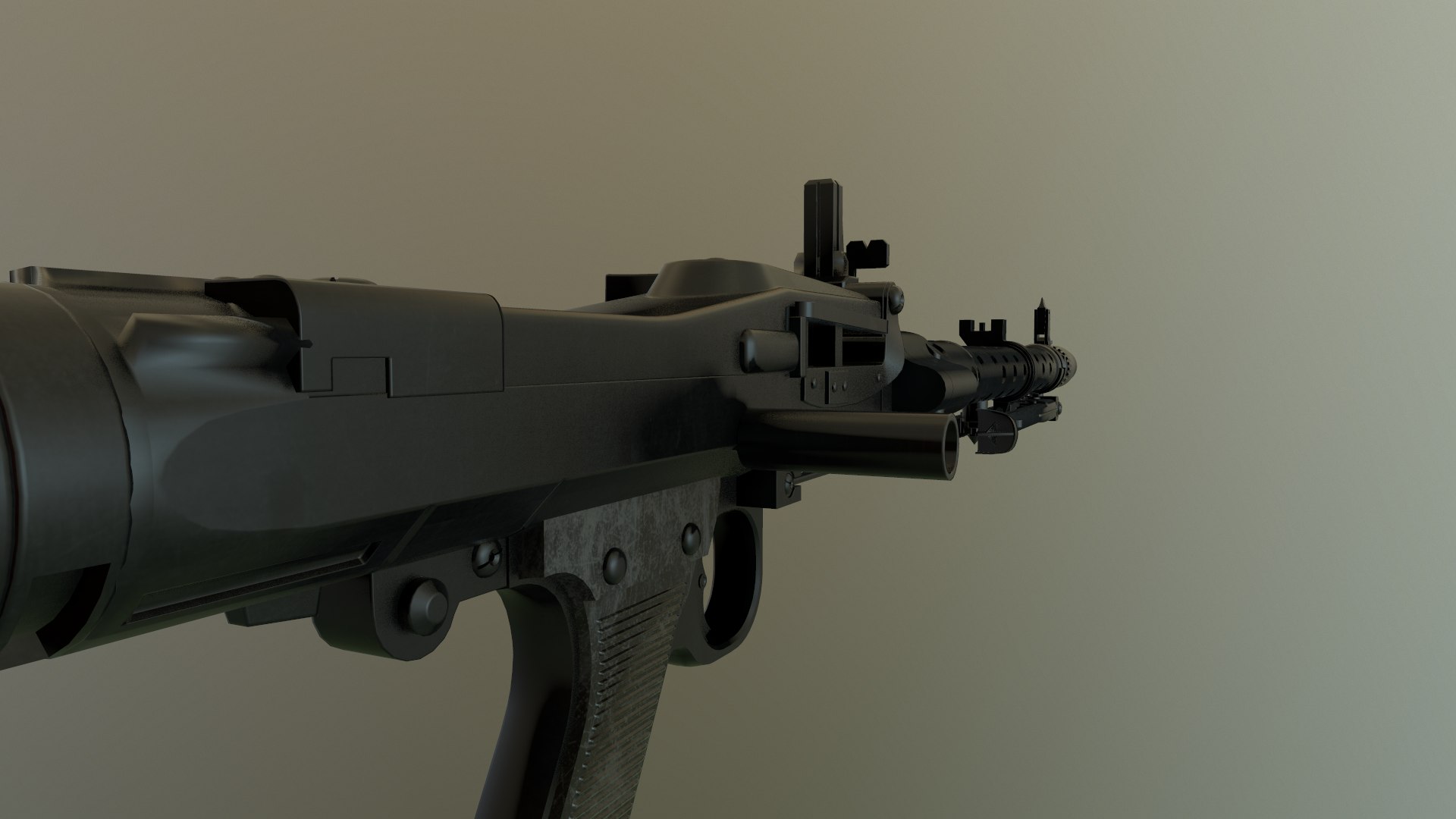 3D Mg34 Weapon Model - TurboSquid 1704104