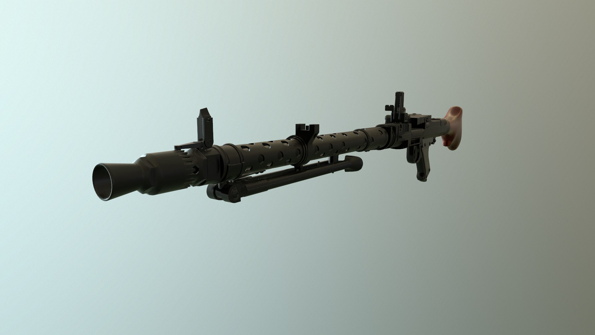 3D Mg34 Weapon Model - TurboSquid 1704104