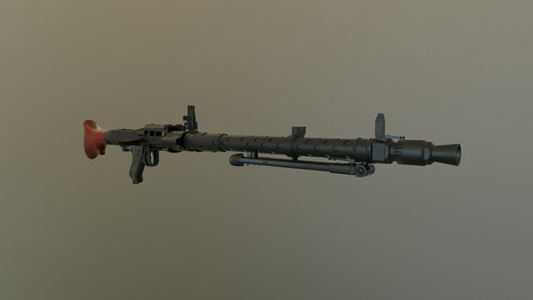 3D mg34 weapon model - TurboSquid 1704104