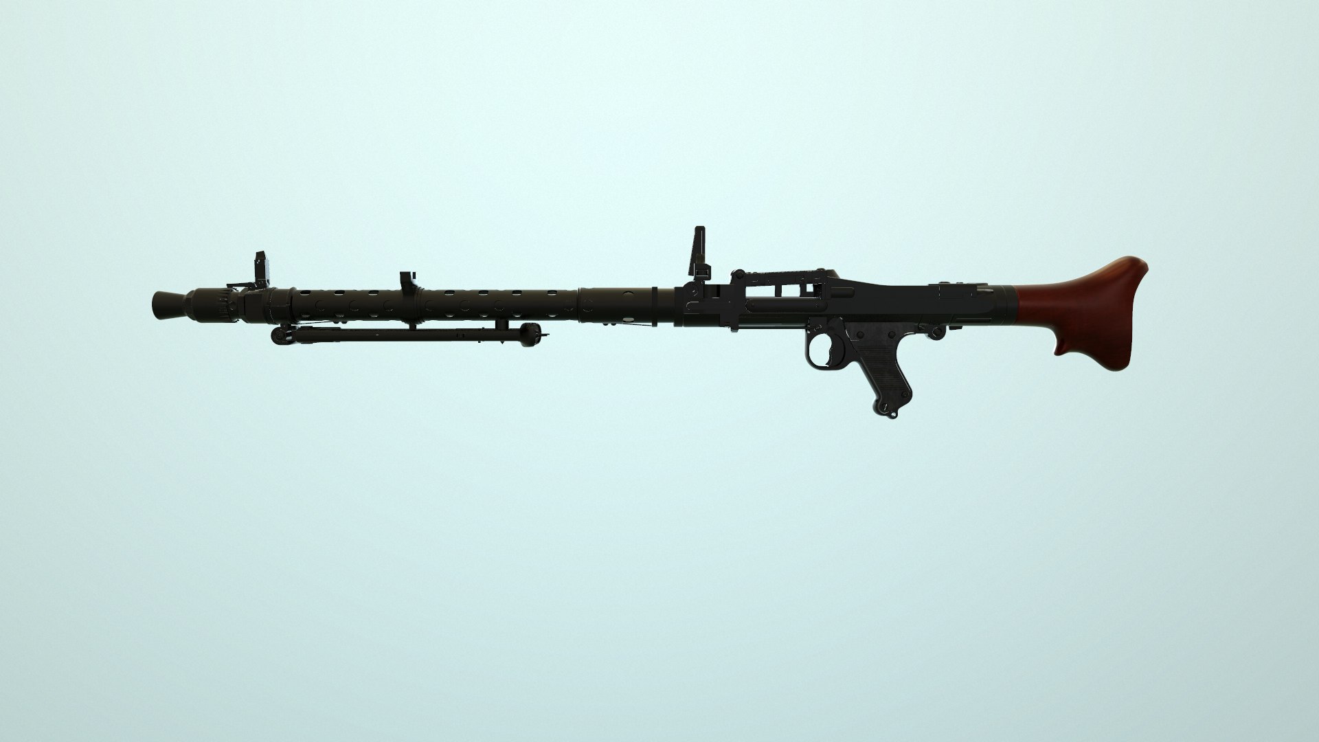 3D Mg34 Weapon Model - TurboSquid 1704104