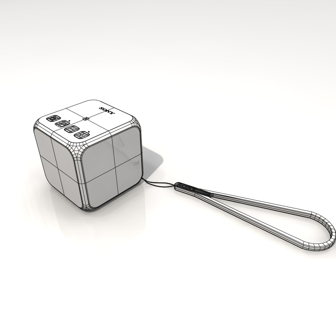 Sony Srs-x11 Blue Bluetooth 3d Model