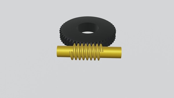 Worm gear 3D model - TurboSquid 1792116