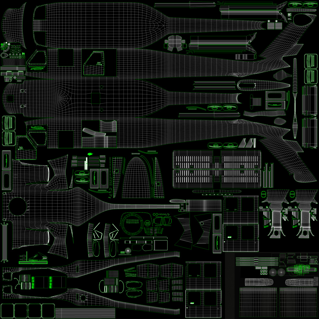 3d black hawk pave transporting model
