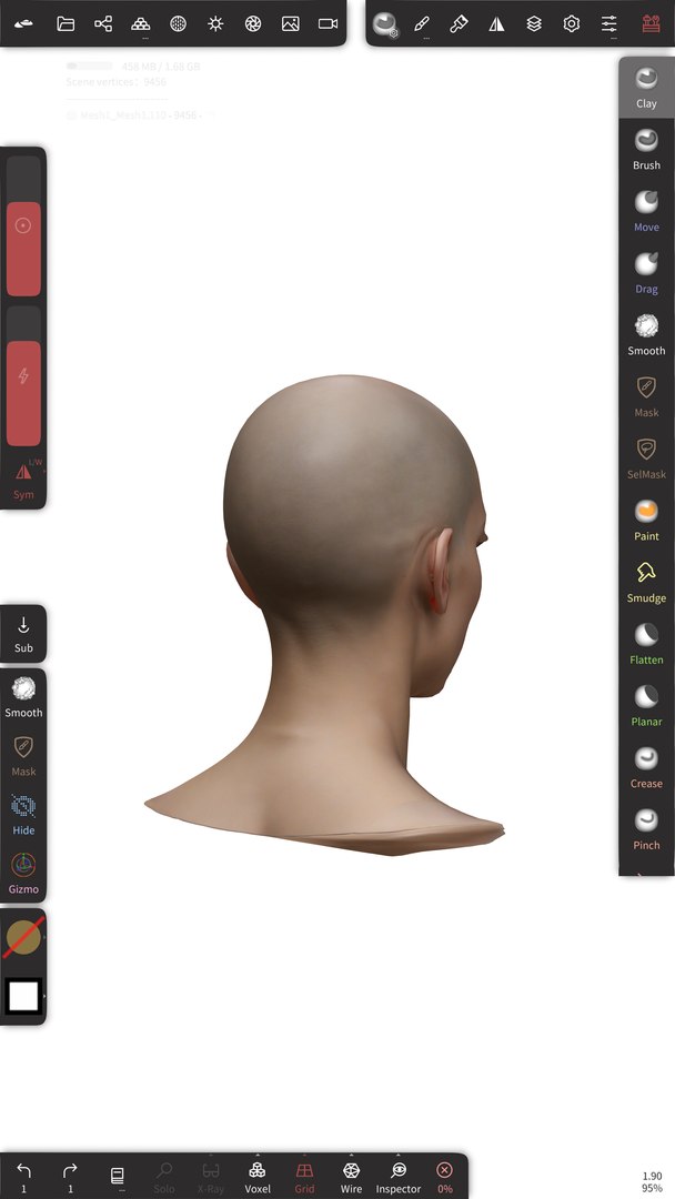 Beautiful Female Human Head 3D Model - TurboSquid 2339608