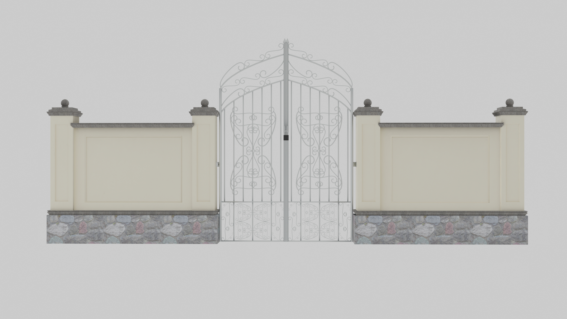 3D Low-Poly Realistic Fence 4 - With Materials - TurboSquid 2113952