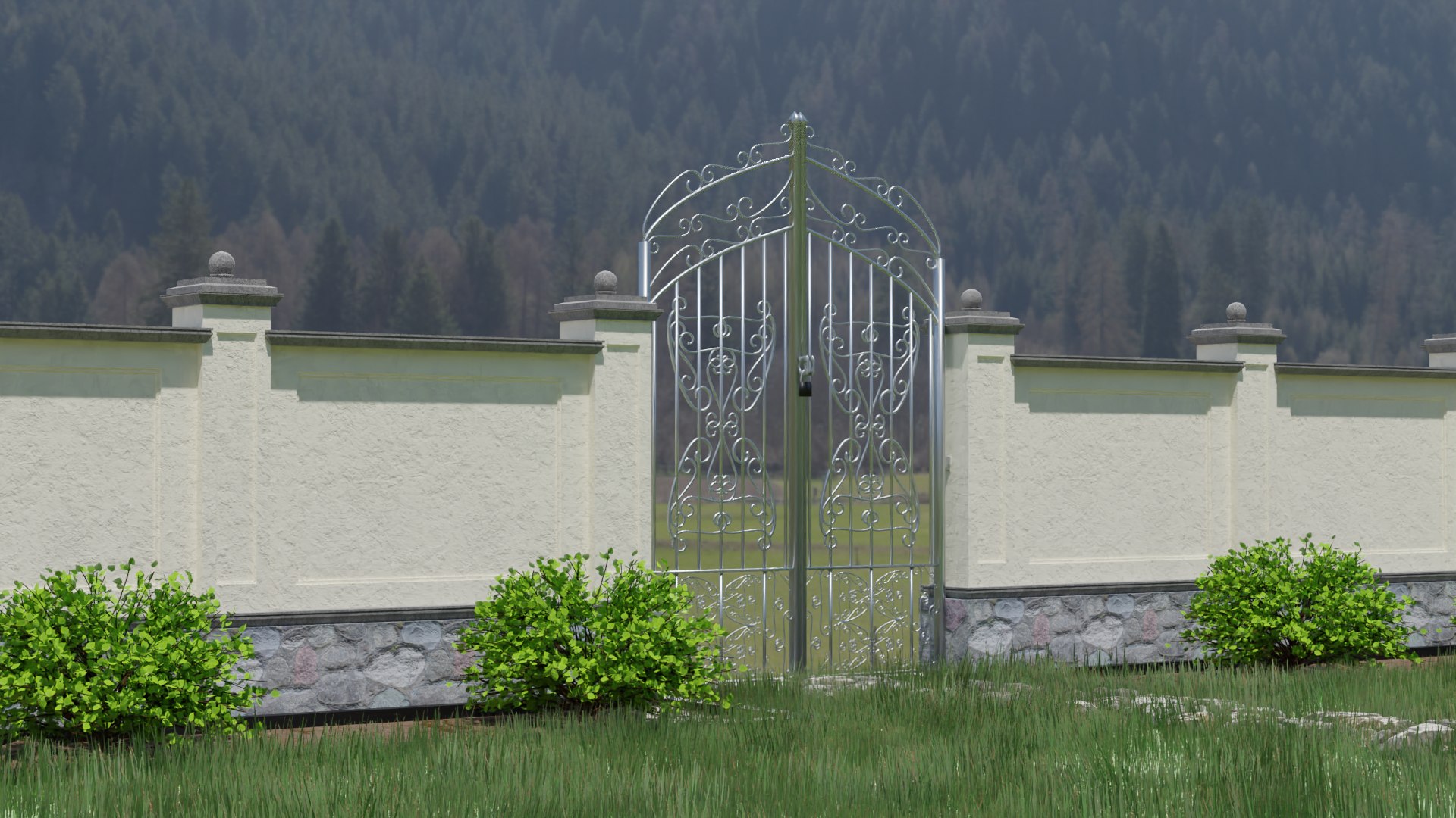 3D Medium-Poly Realistic Fence 4 - With Materials - TurboSquid 2113952