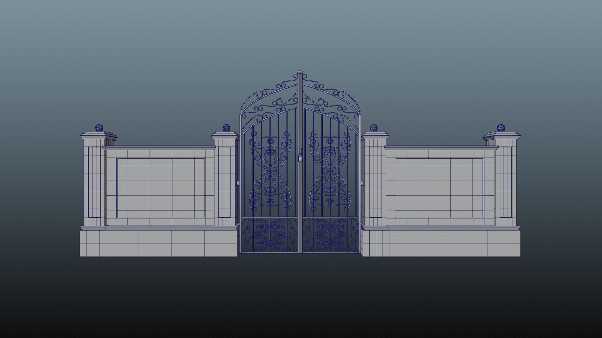 3D Low-Poly Realistic Fence 4 - With Materials - TurboSquid 2113952