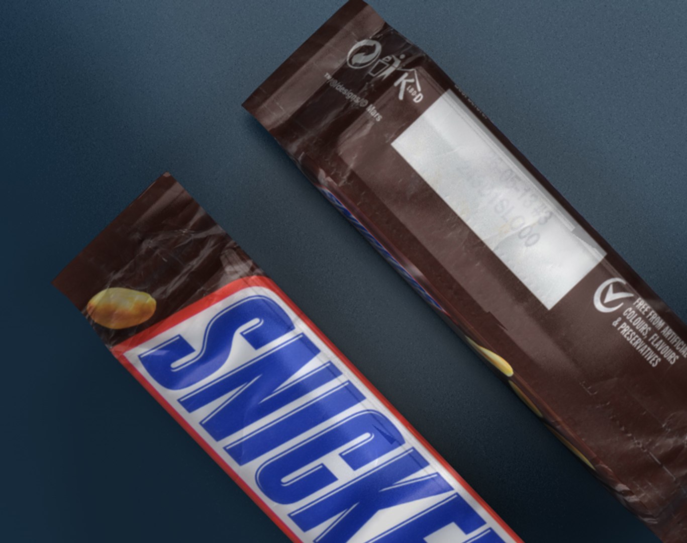 Chocolate Snickers Bar 3d Model