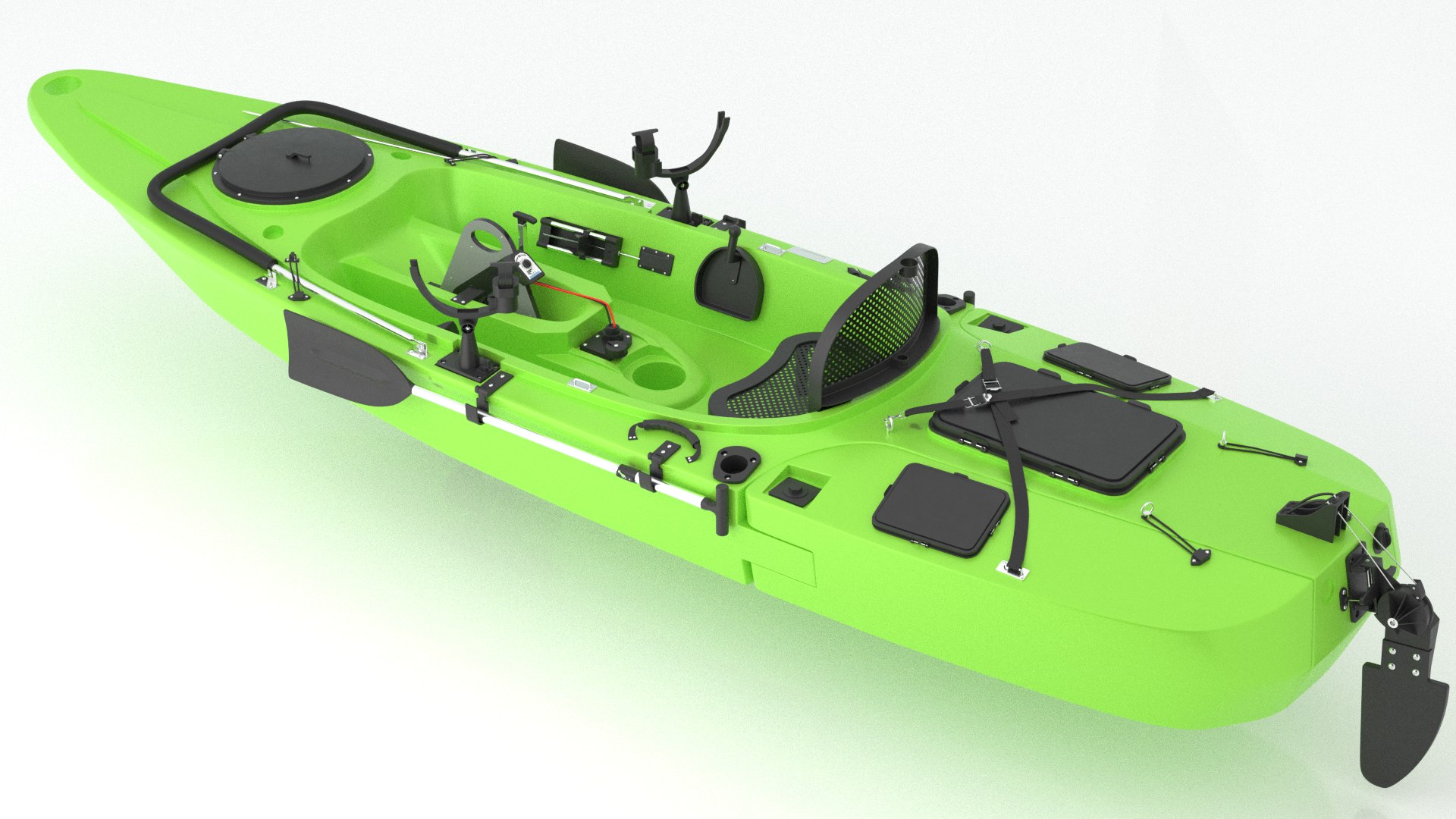 Kayak For Fishing With An Electric Motor Haswing Winix HB-54601 Green ...