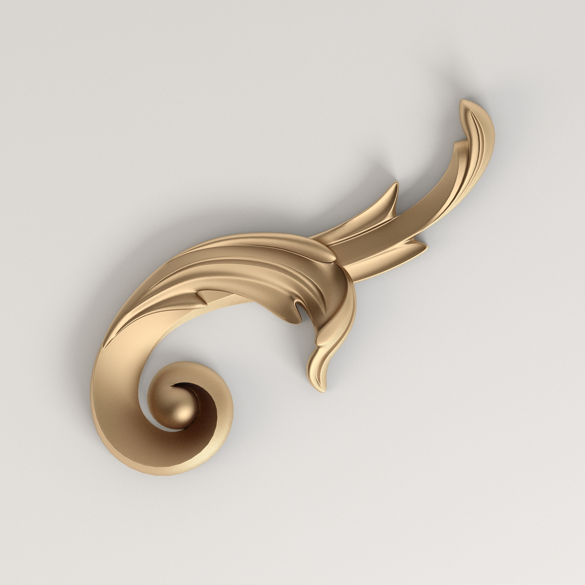 3d max carved scroll cnc