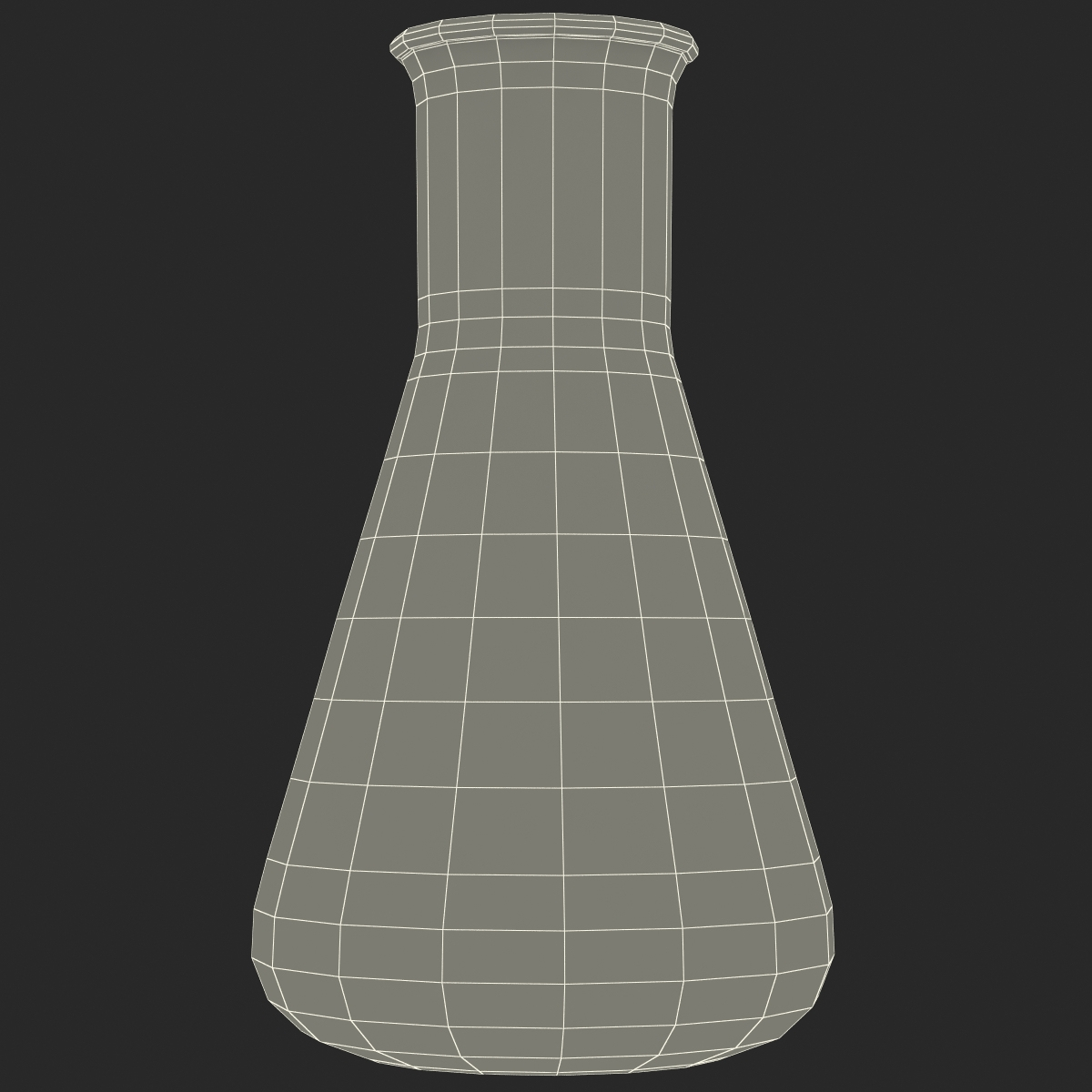 3d model 50 ml erlenmeyer flask