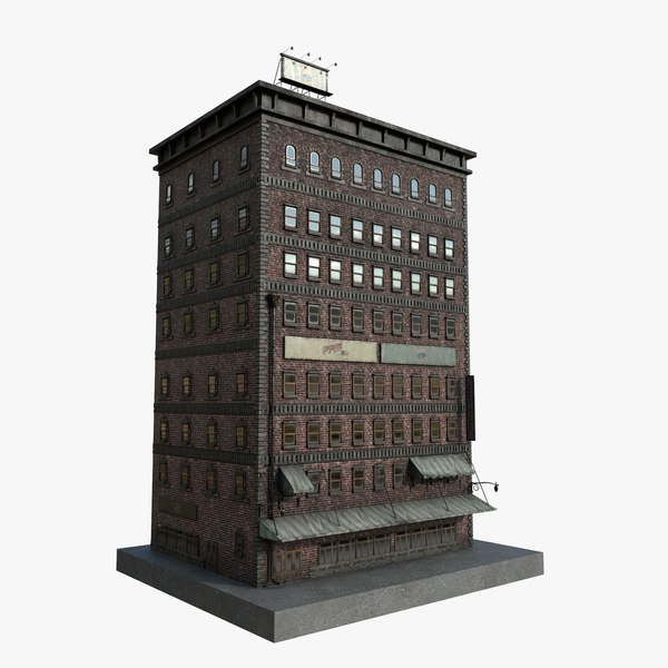 modelo 3d Old New york buildings 1930 7 Garage - TurboSquid 2037694