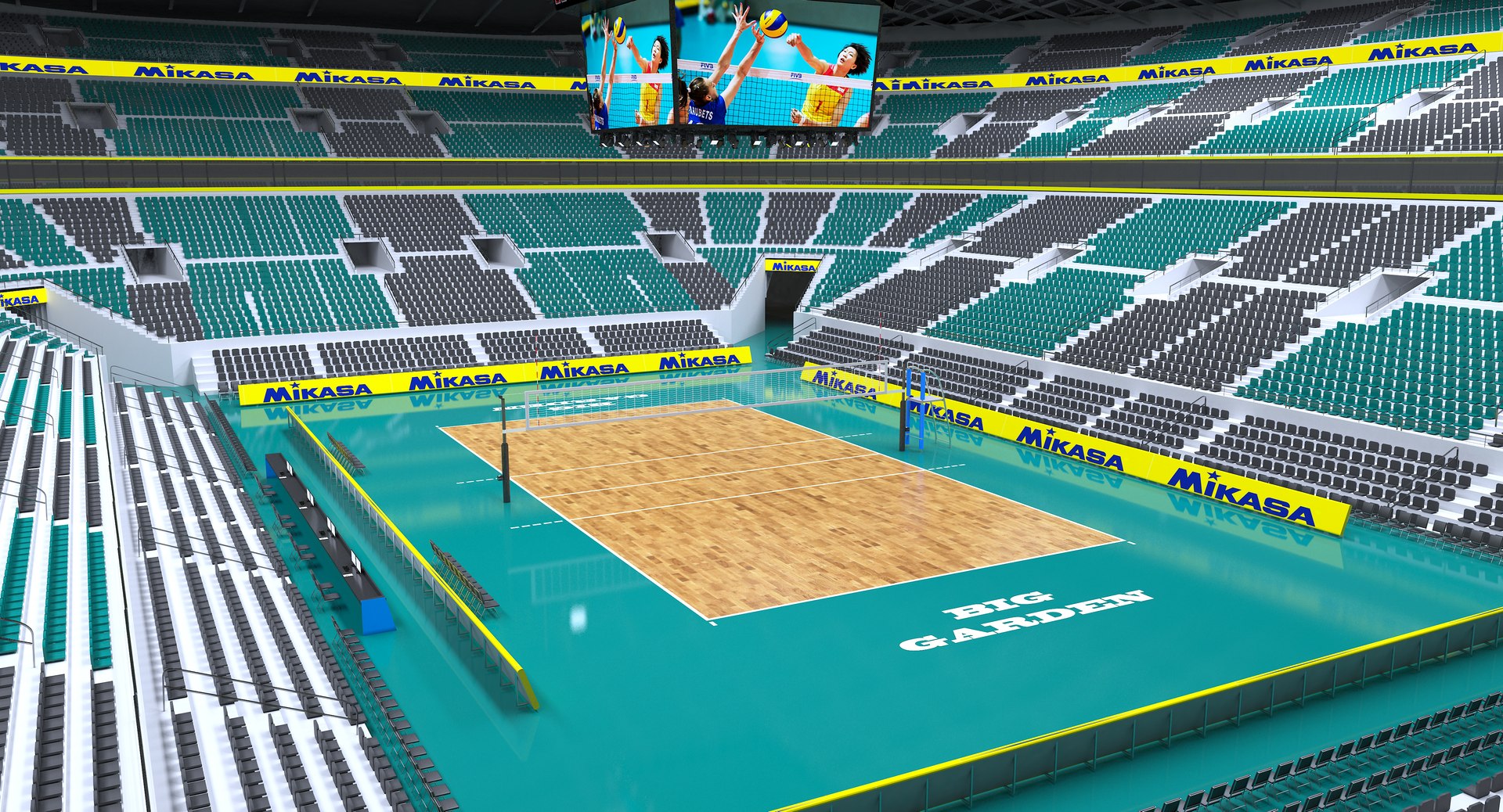 3D Volleyball Stadium Volley Model - TurboSquid 1303874