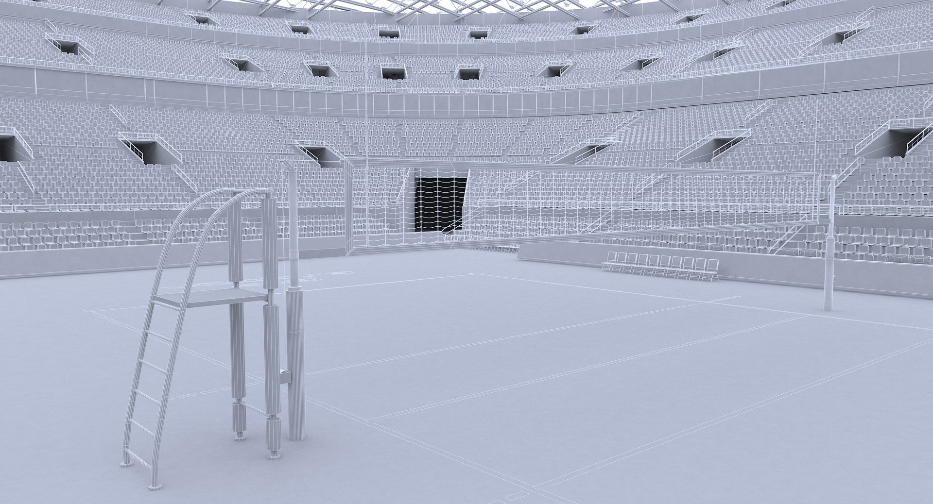 3D Volleyball Stadium Volley Model - TurboSquid 1303874