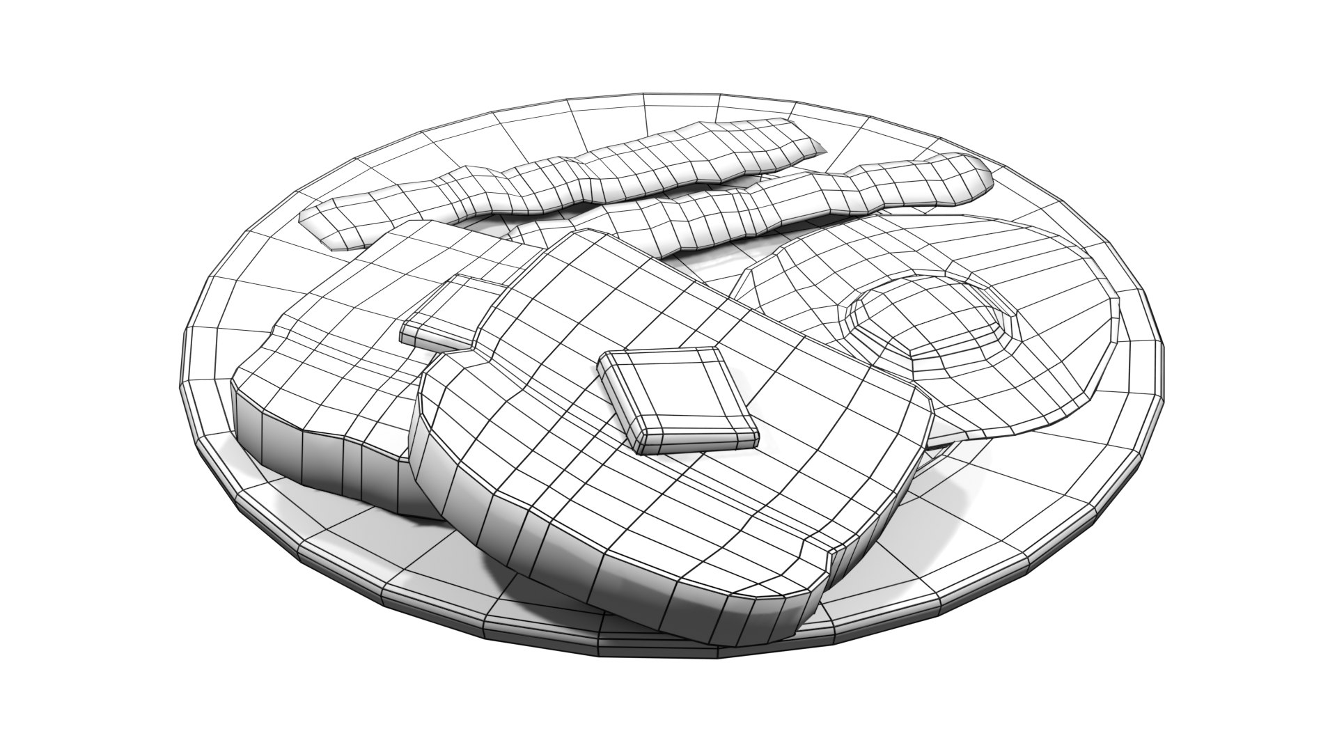 Plate breakfast 3D model - TurboSquid 1534581
