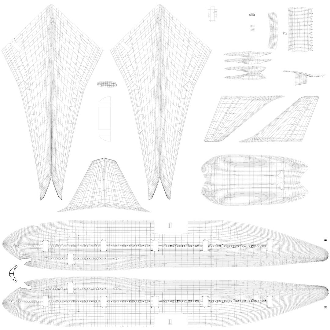 Boeing 747-8 3D - TurboSquid 1255654