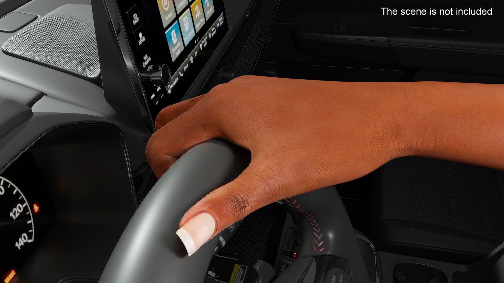 Female Realistic Hand Rigged 3D - TurboSquid 2363222