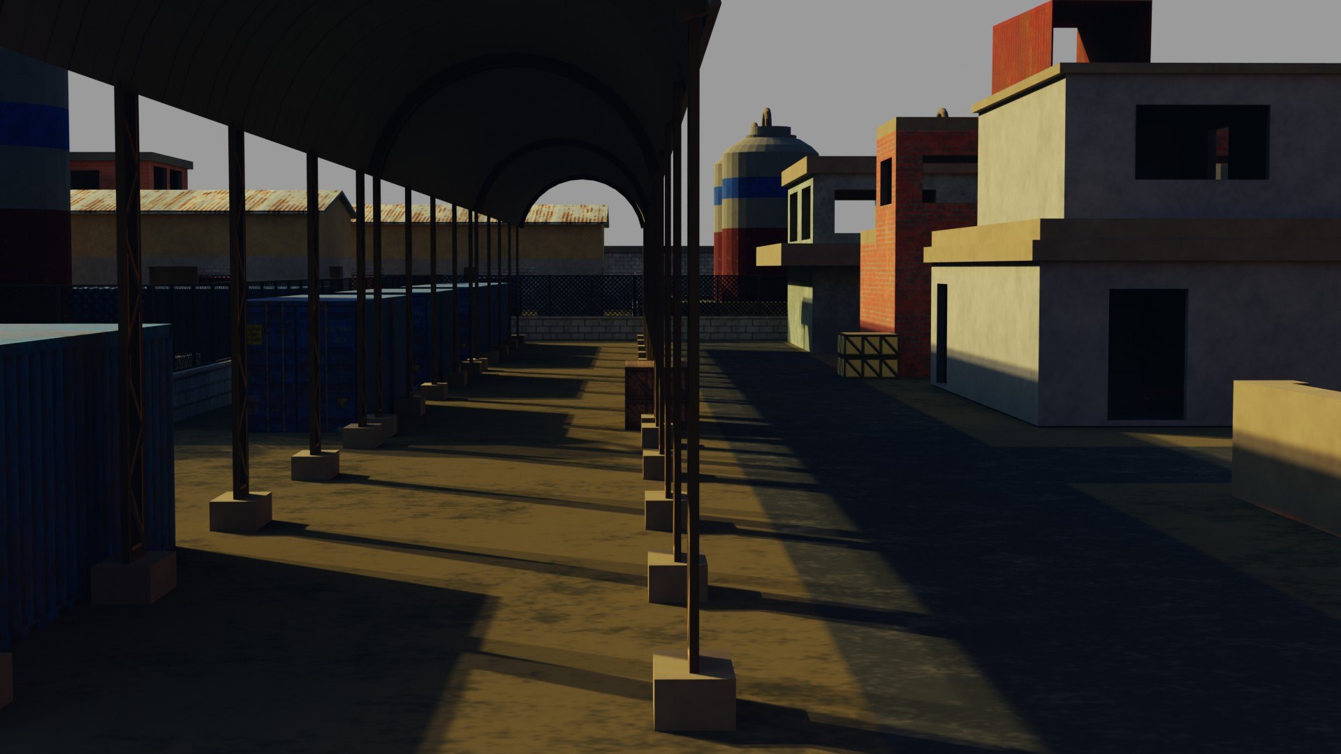 Modular FPS Game Environment And Assets Model - TurboSquid 1978058