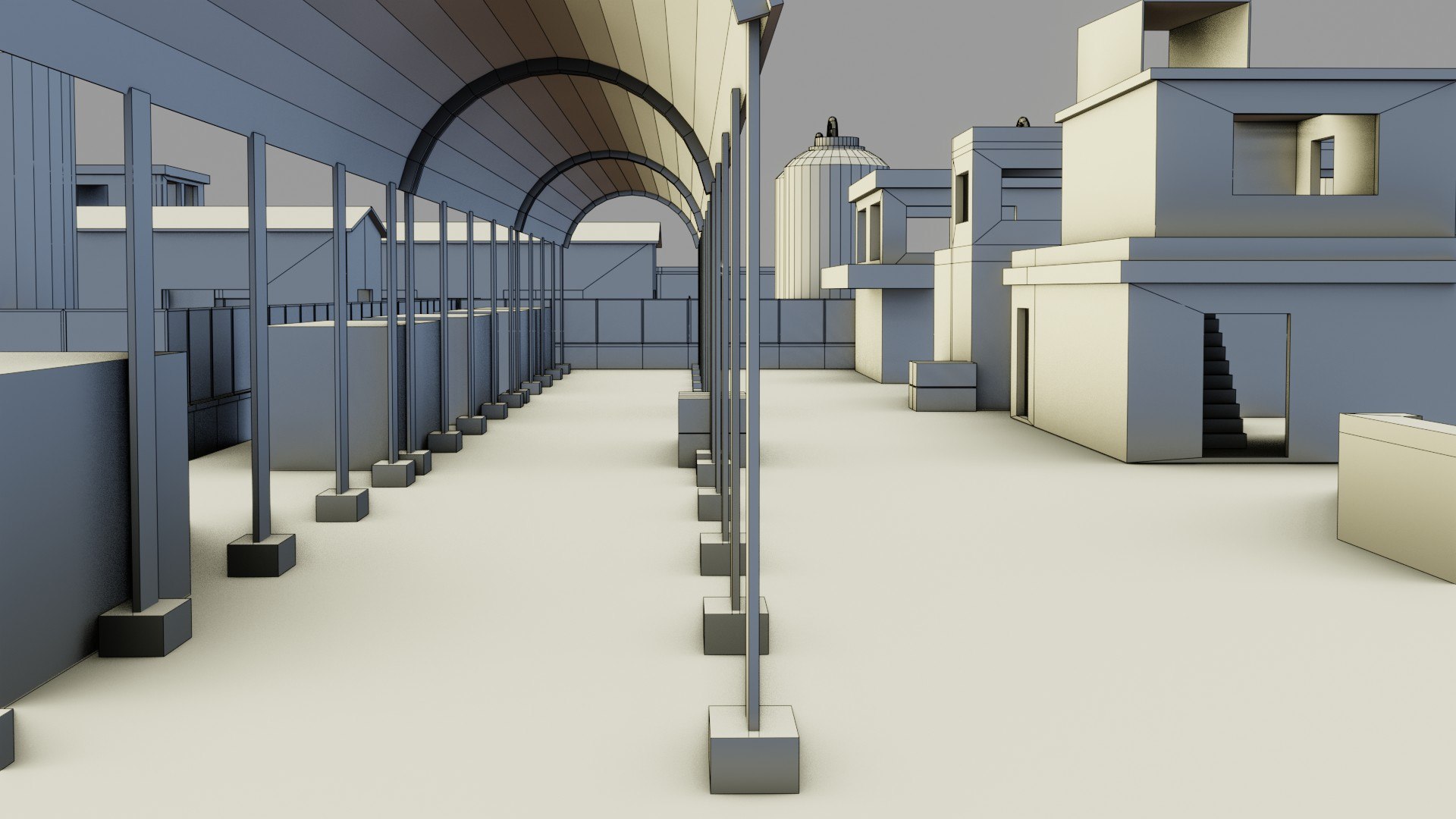 Modular FPS Game Environment And Assets Model - TurboSquid 1978058