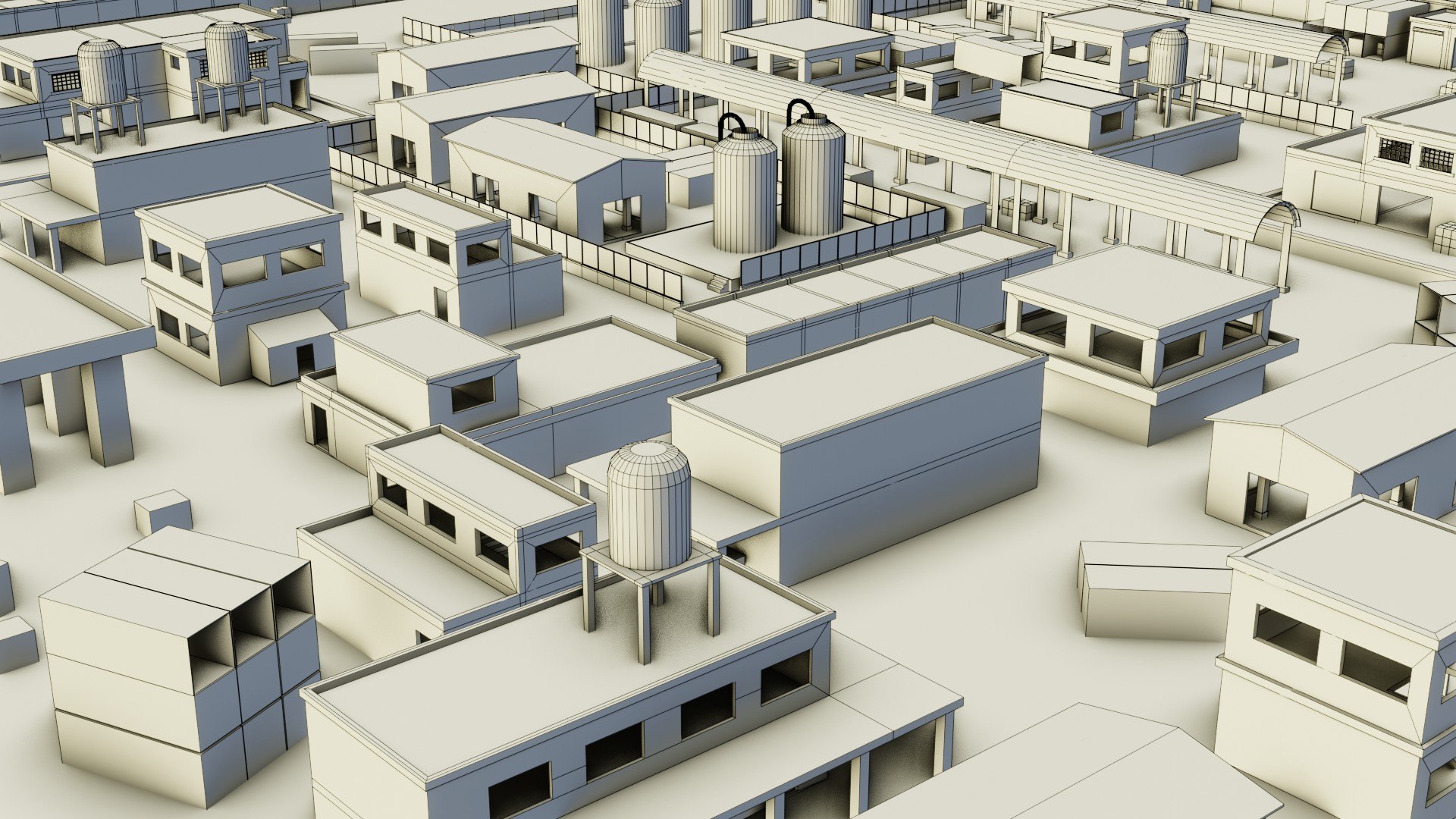 Modular FPS Game Environment And Assets Model - TurboSquid 1978058