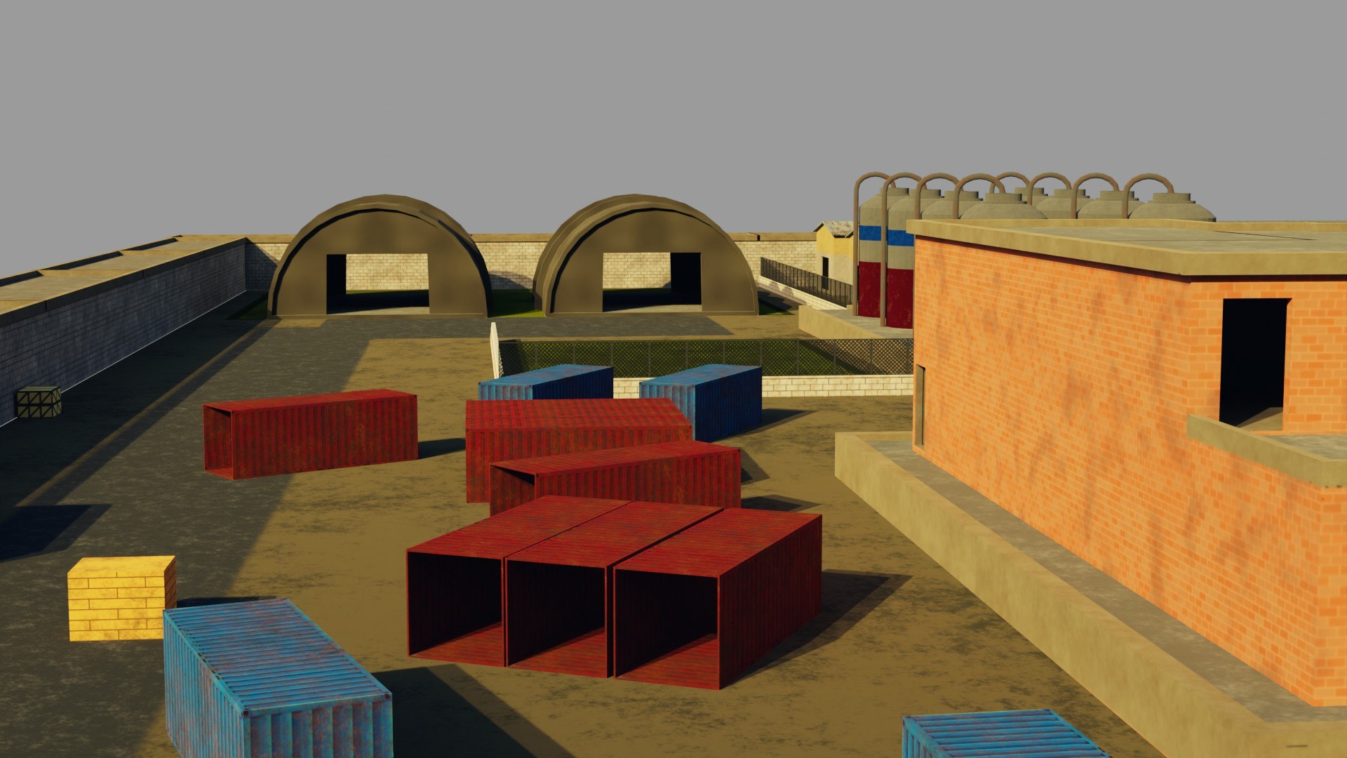 Modular FPS Game Environment And Assets Model - TurboSquid 1978058