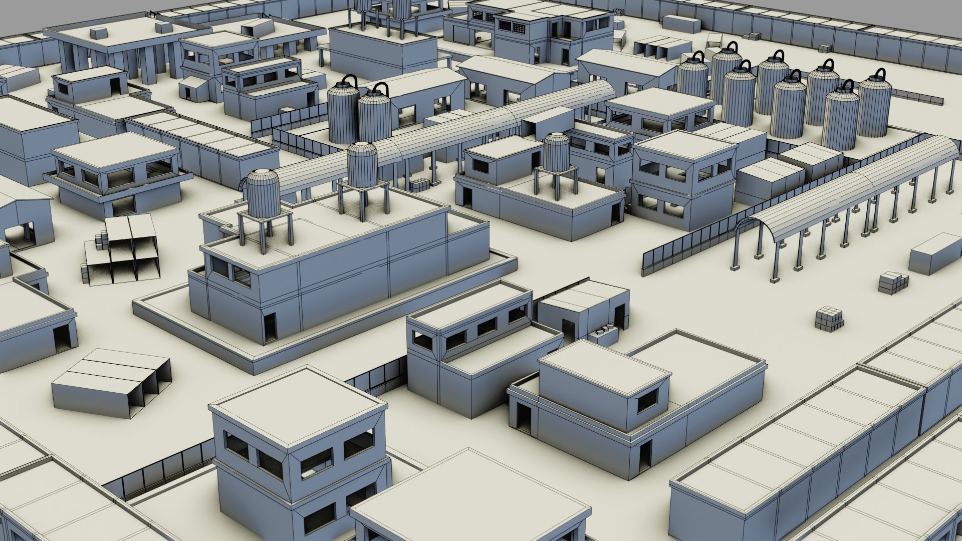 Modular FPS Game Environment And Assets Model - TurboSquid 1978058
