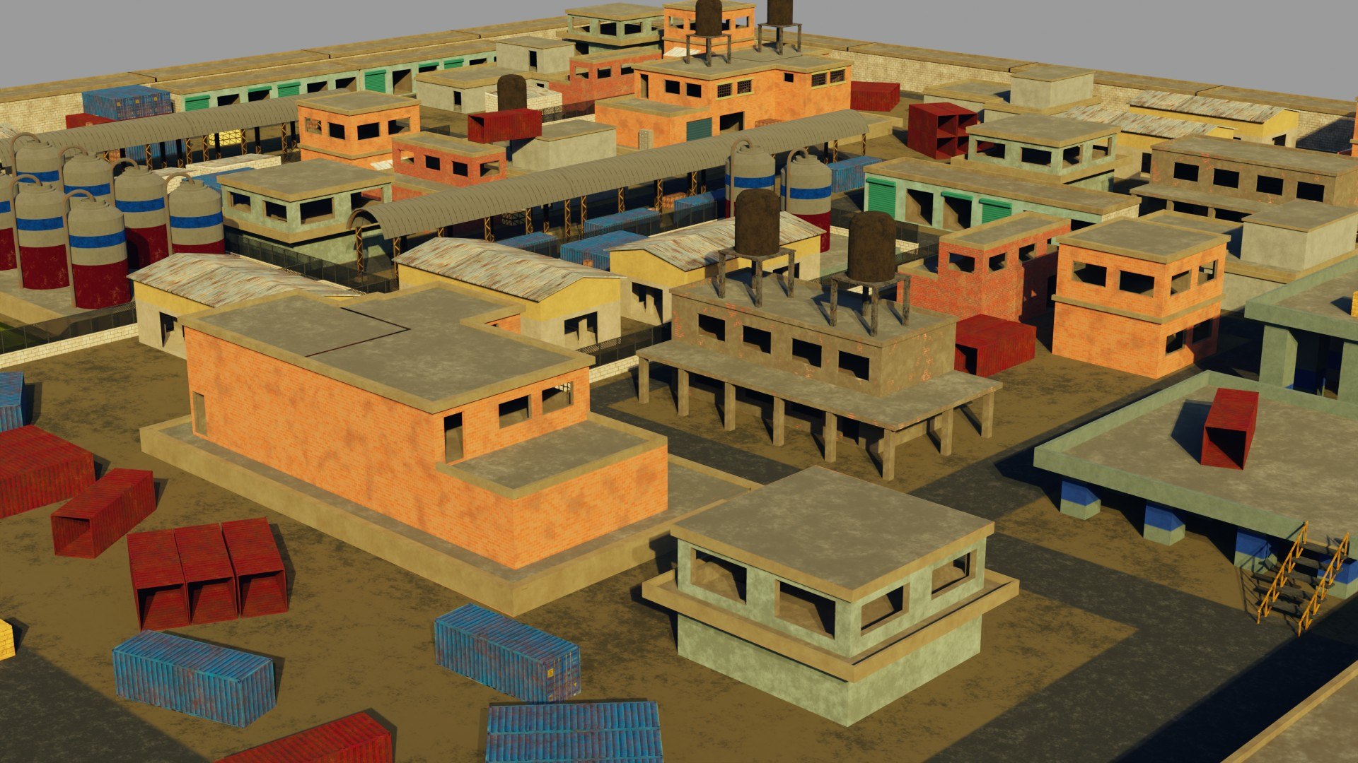 Modular FPS Game Environment And Assets Model - TurboSquid 1978058