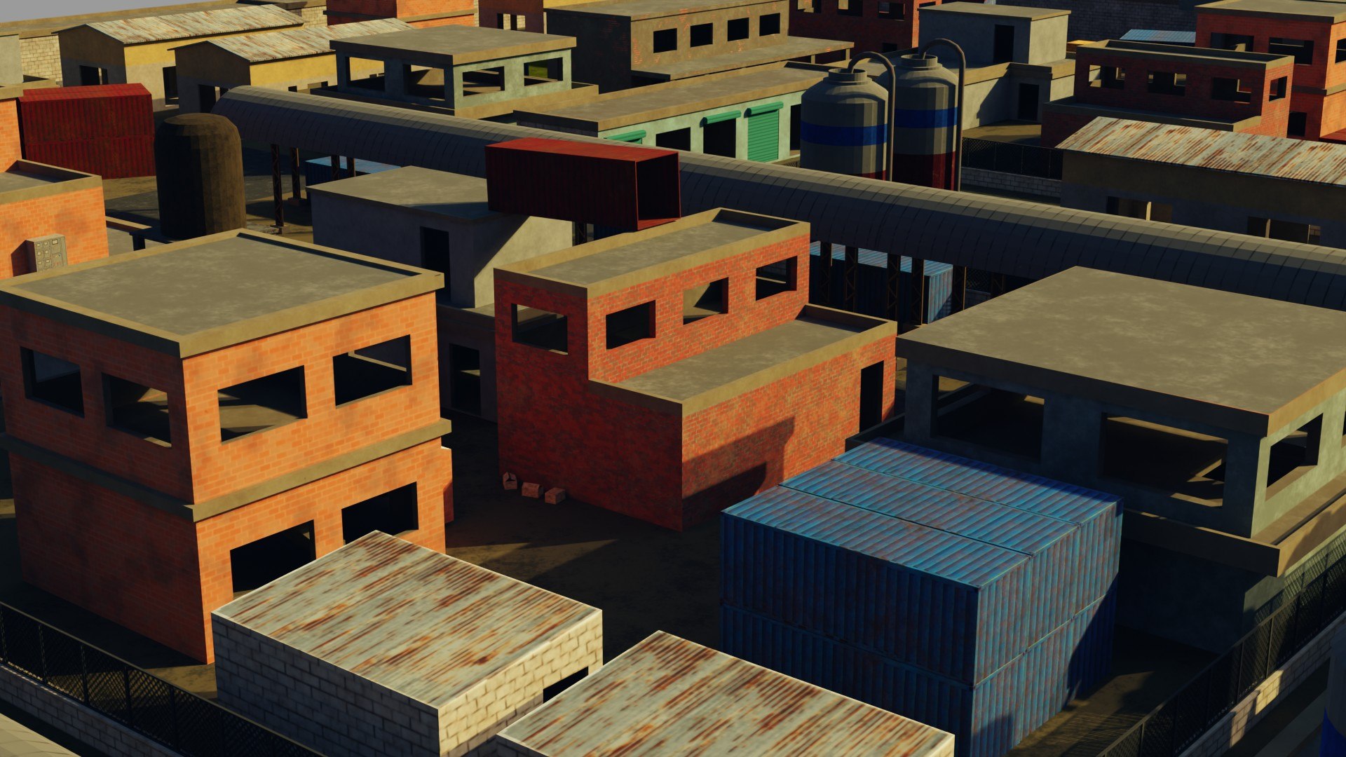 Modular FPS Game Environment And Assets Model - TurboSquid 1978058