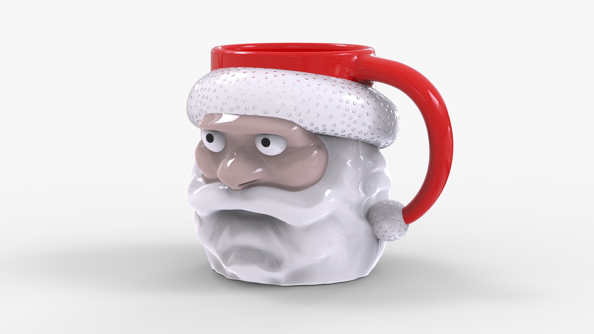 3D Model Father Christmas Mug - TurboSquid 1469540