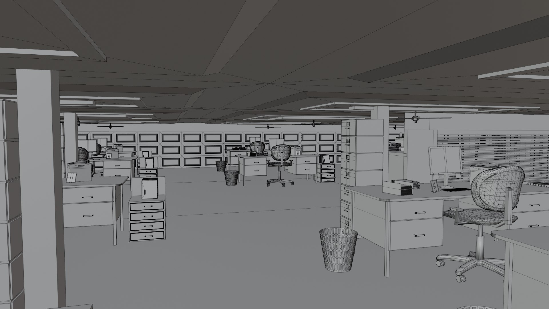 3D Police Station Interior Model - TurboSquid 2158062