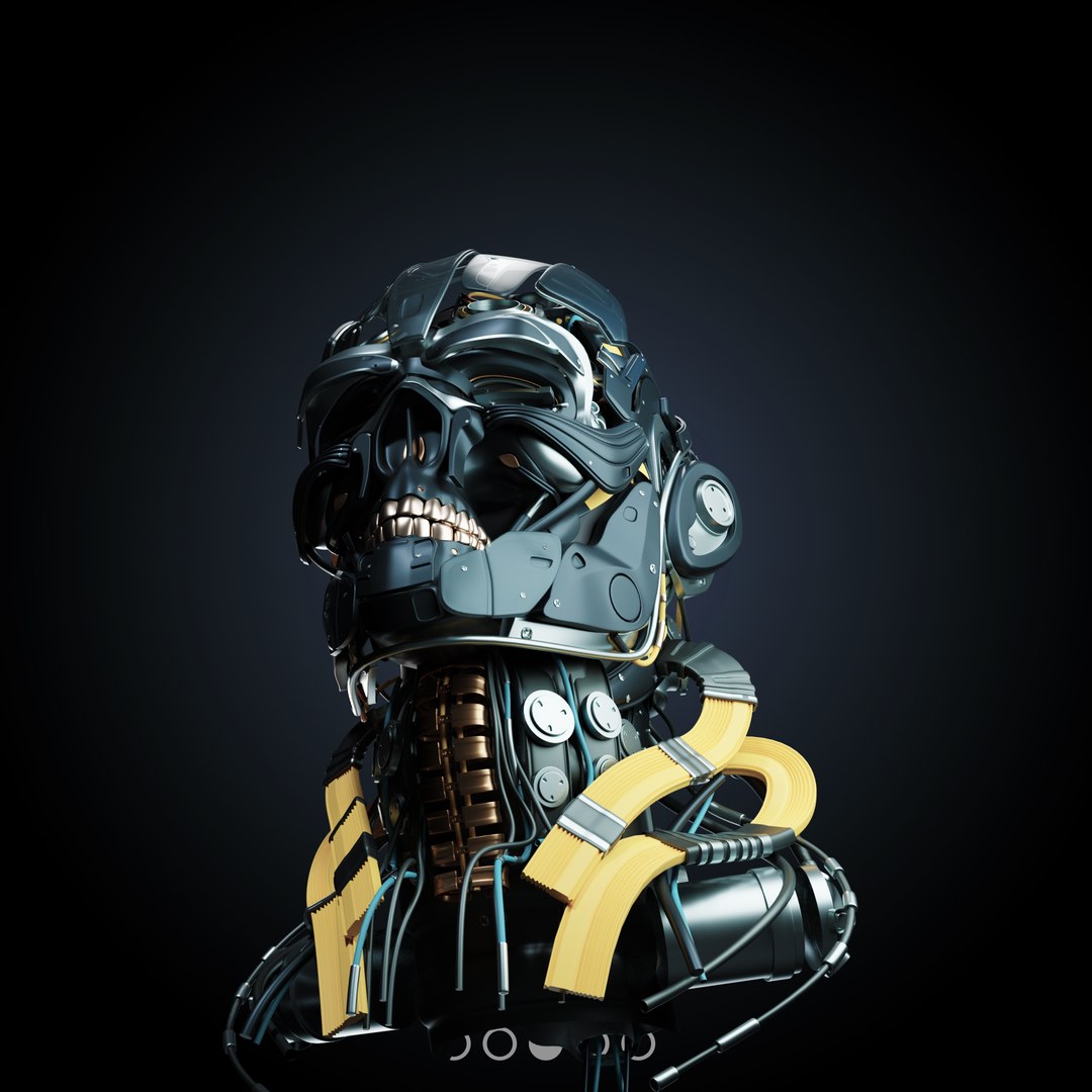 Sci Fi - Character Robot- Head 3D - TurboSquid 1740365