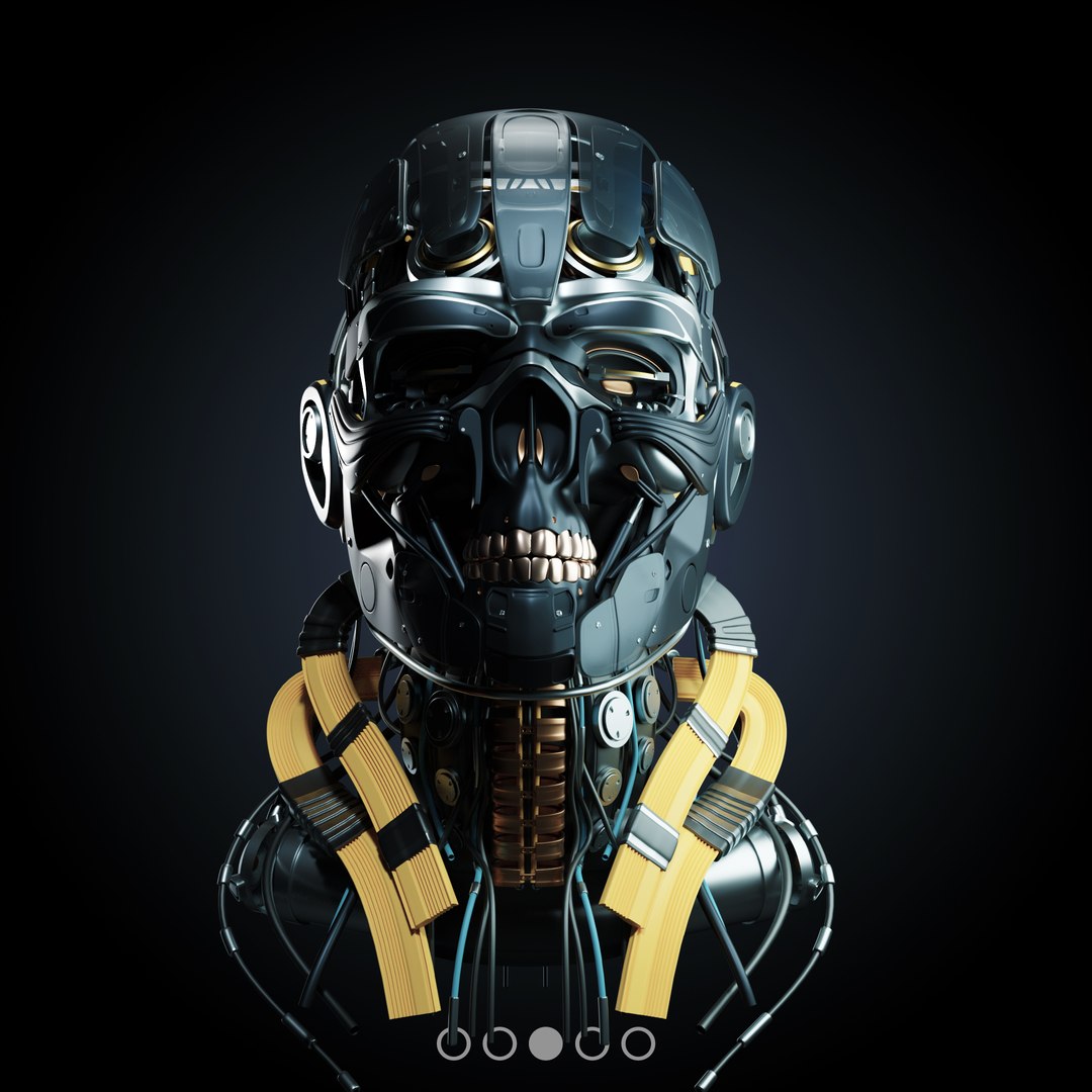 Sci Fi - Character Robot- Head 3D - TurboSquid 1740365
