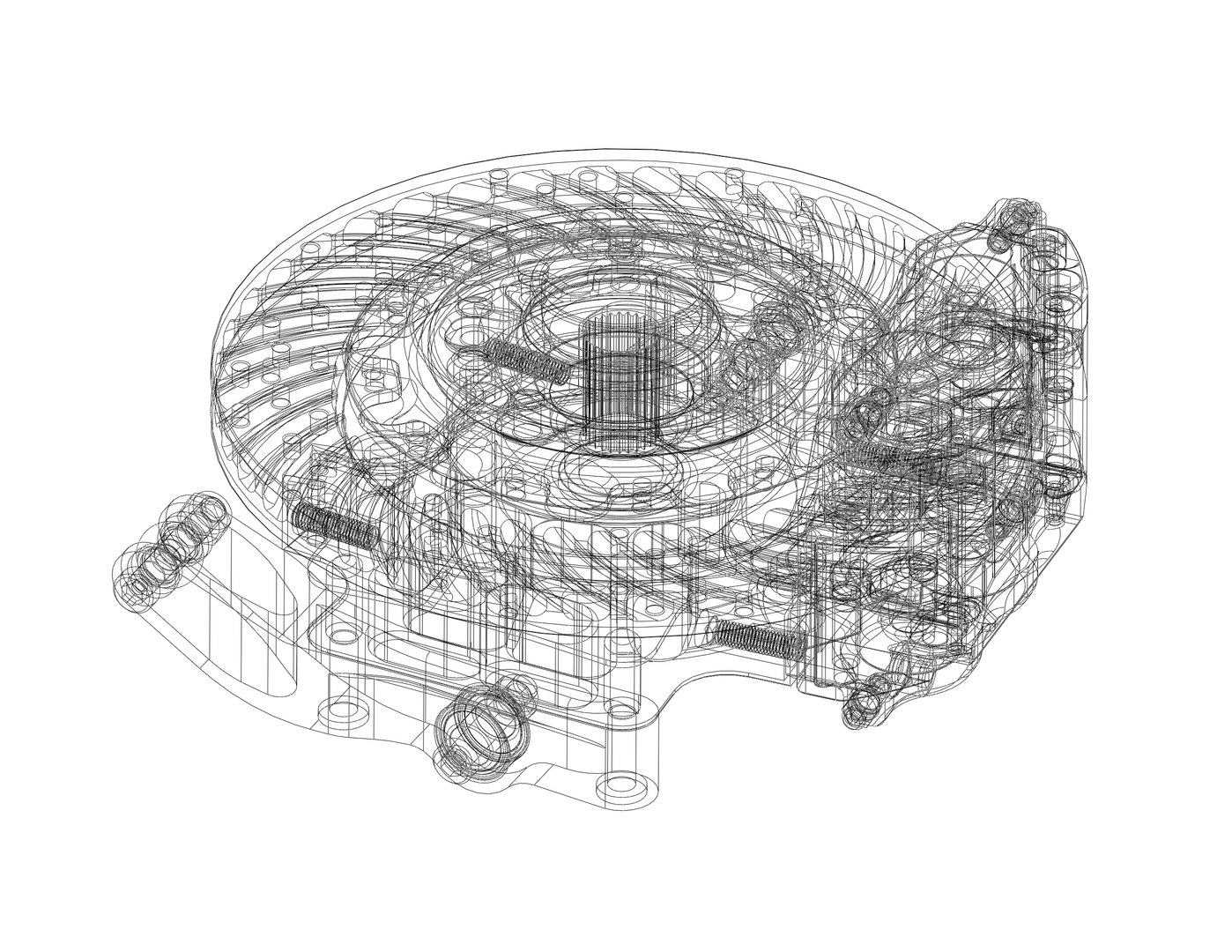 3D Vehicle Brake System Mechanism Model - TurboSquid 2177087
