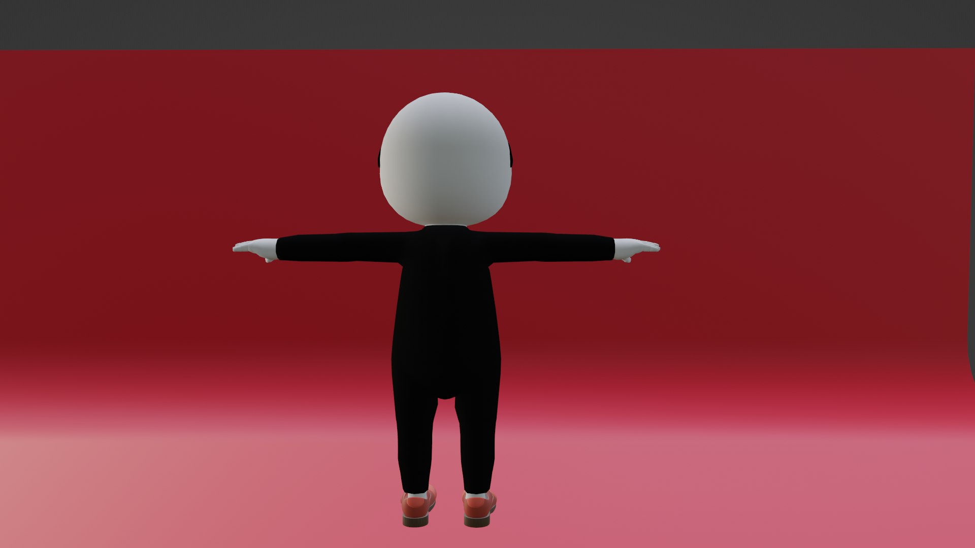 3D Rigged Stickman With Costume And Glasses - Blender Model ...