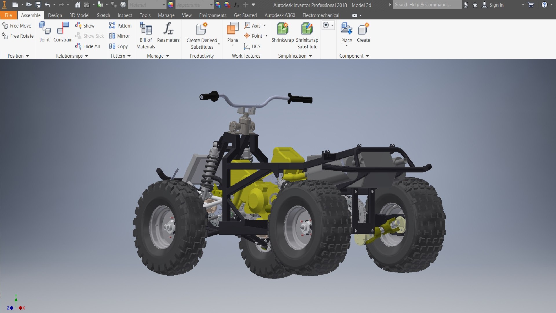 3D ATV 4x4 650 Offroad Vehicle - TurboSquid 2305068