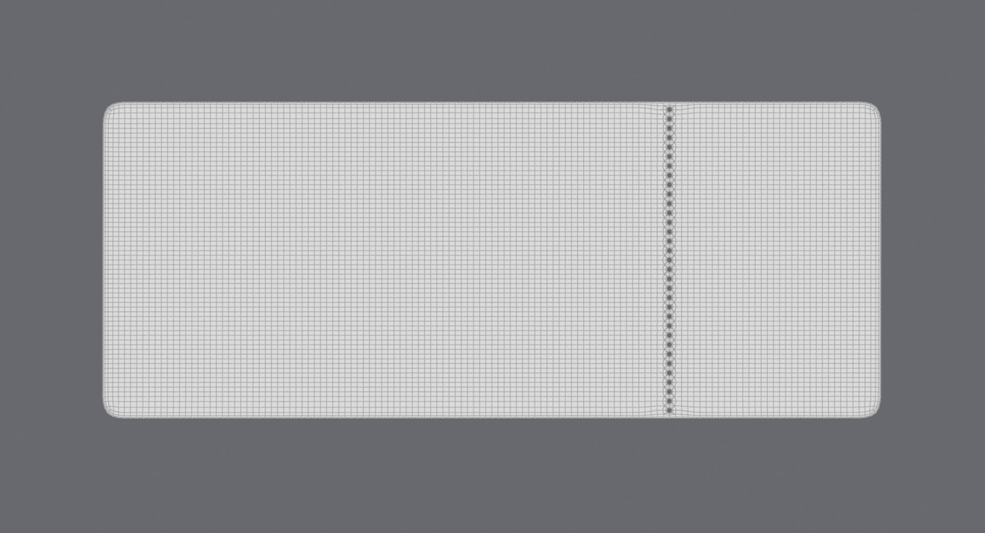 Airline Ticket 3d Model