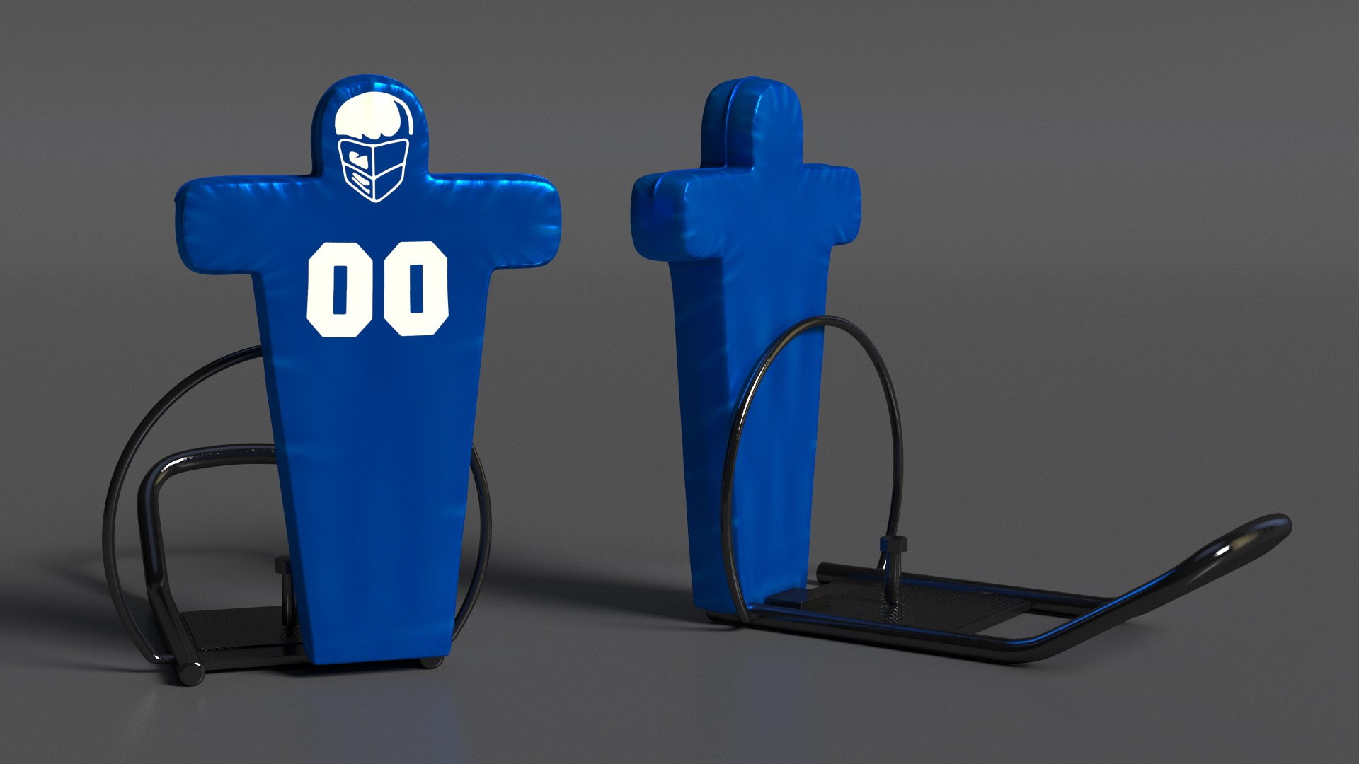 3D Model American Football Training Tackling Dummy - TurboSquid 2318257