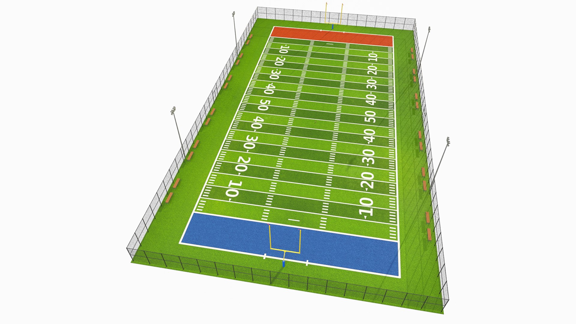 3D Sport Fields Collection 01 Model - TurboSquid 2081239