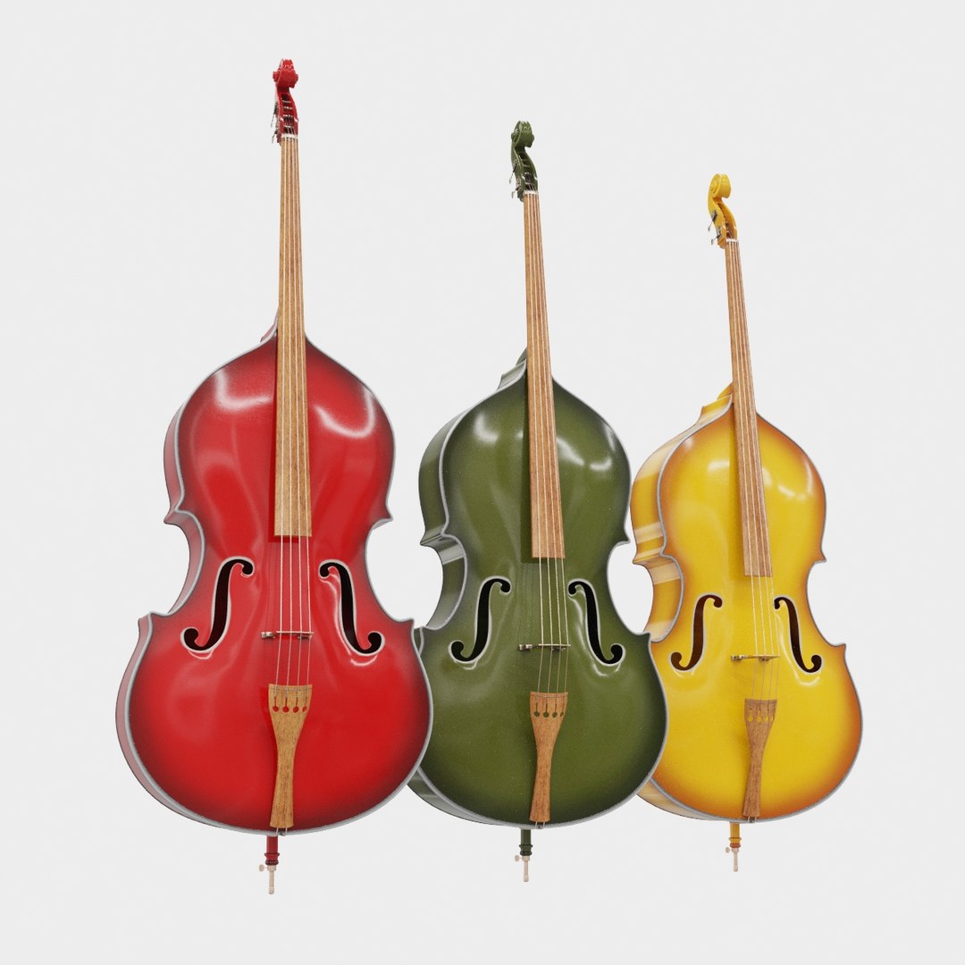 3D Double Bass - TurboSquid 1388363