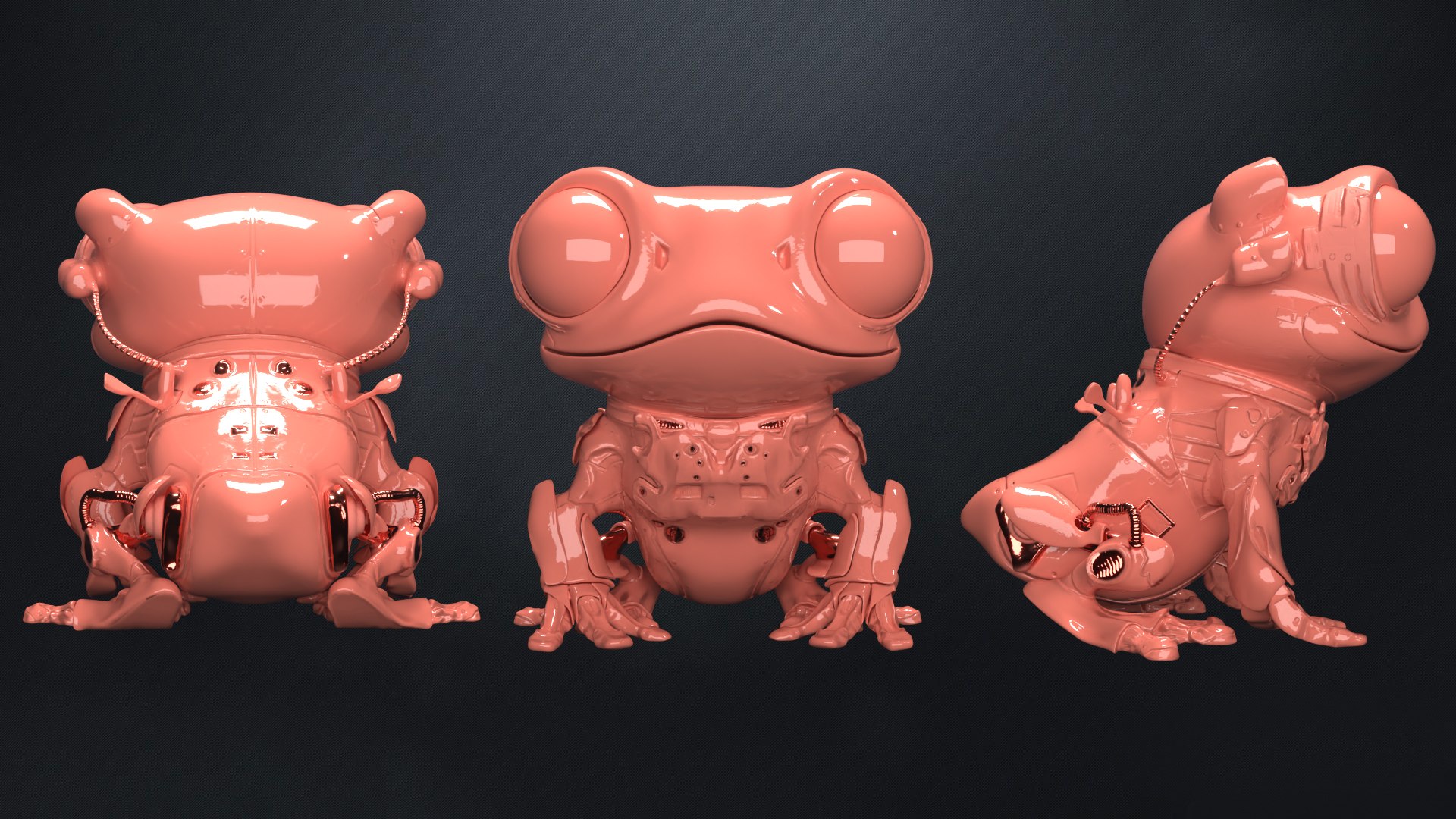 Frog Robotic 3D - TurboSquid 2412988