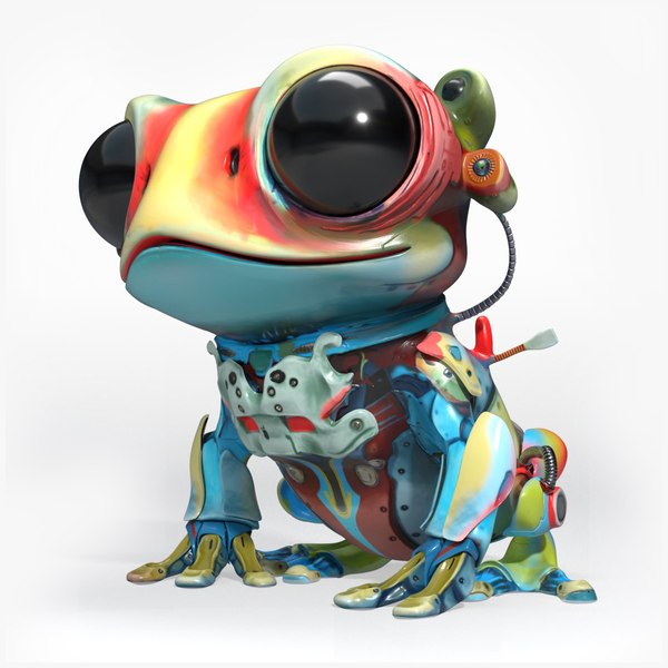 modelo 3d Rana robótica - TurboSquid 2412988