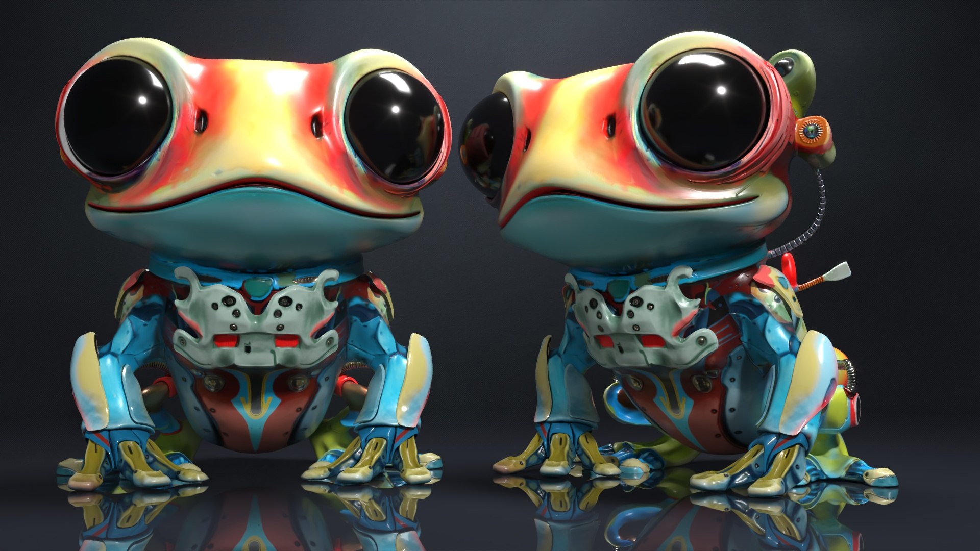 Frog Robotic 3D - TurboSquid 2412988