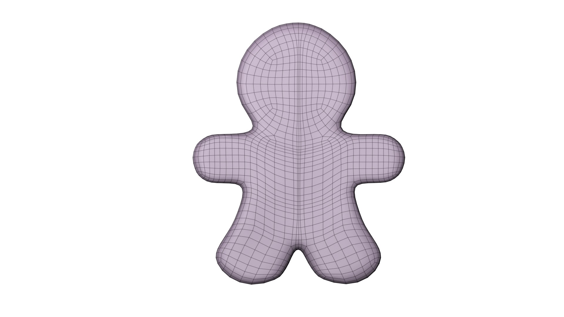 3D Gingerbread Man Cookie Model - TurboSquid 2138825