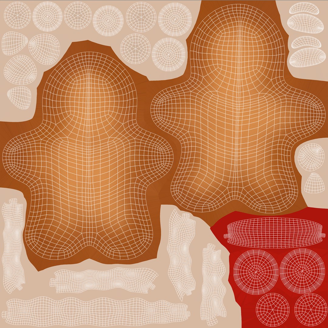 3D Gingerbread Man Cookie Model - TurboSquid 2138825