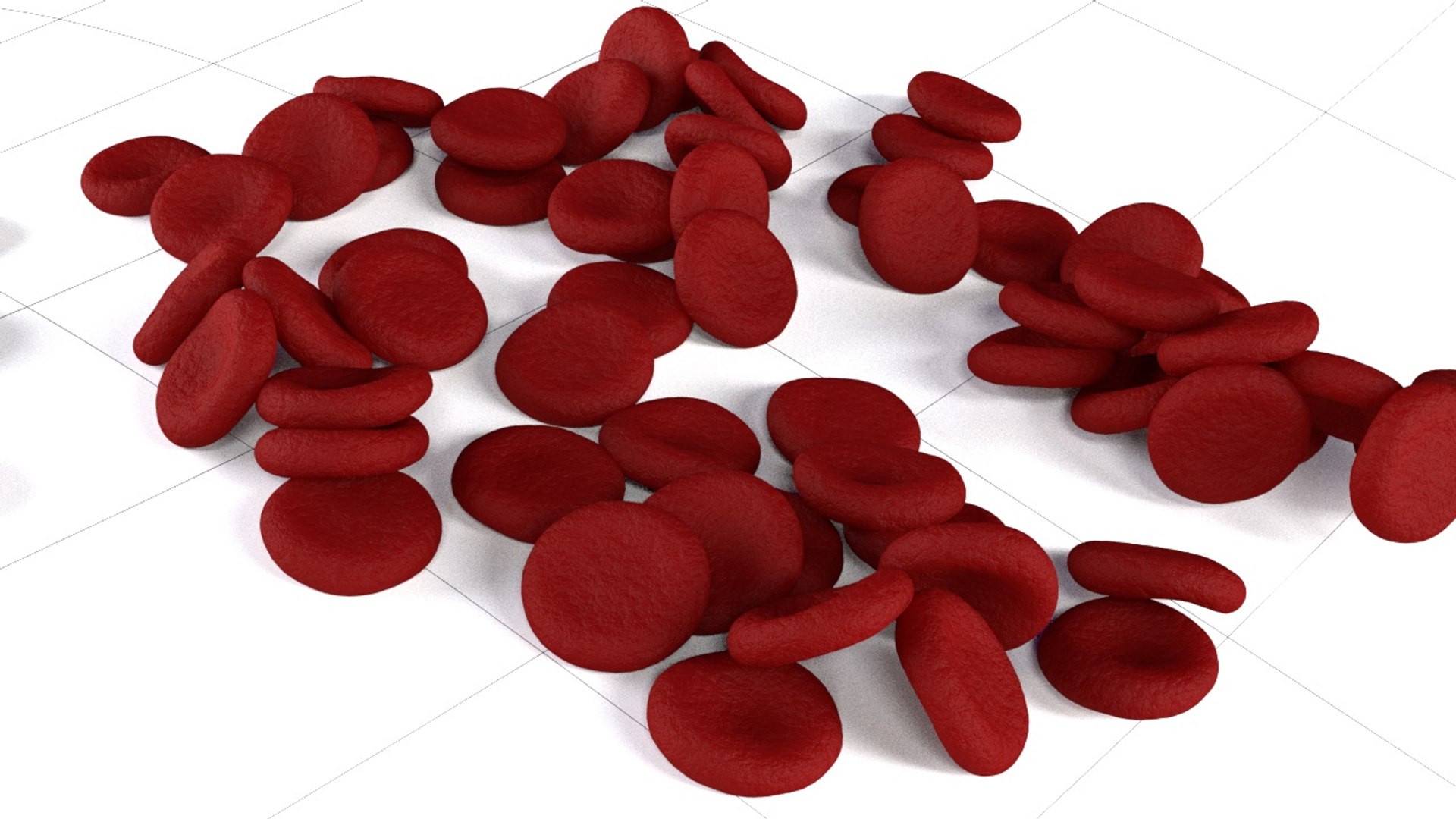 Red blood cells 3D model - TurboSquid 1393000