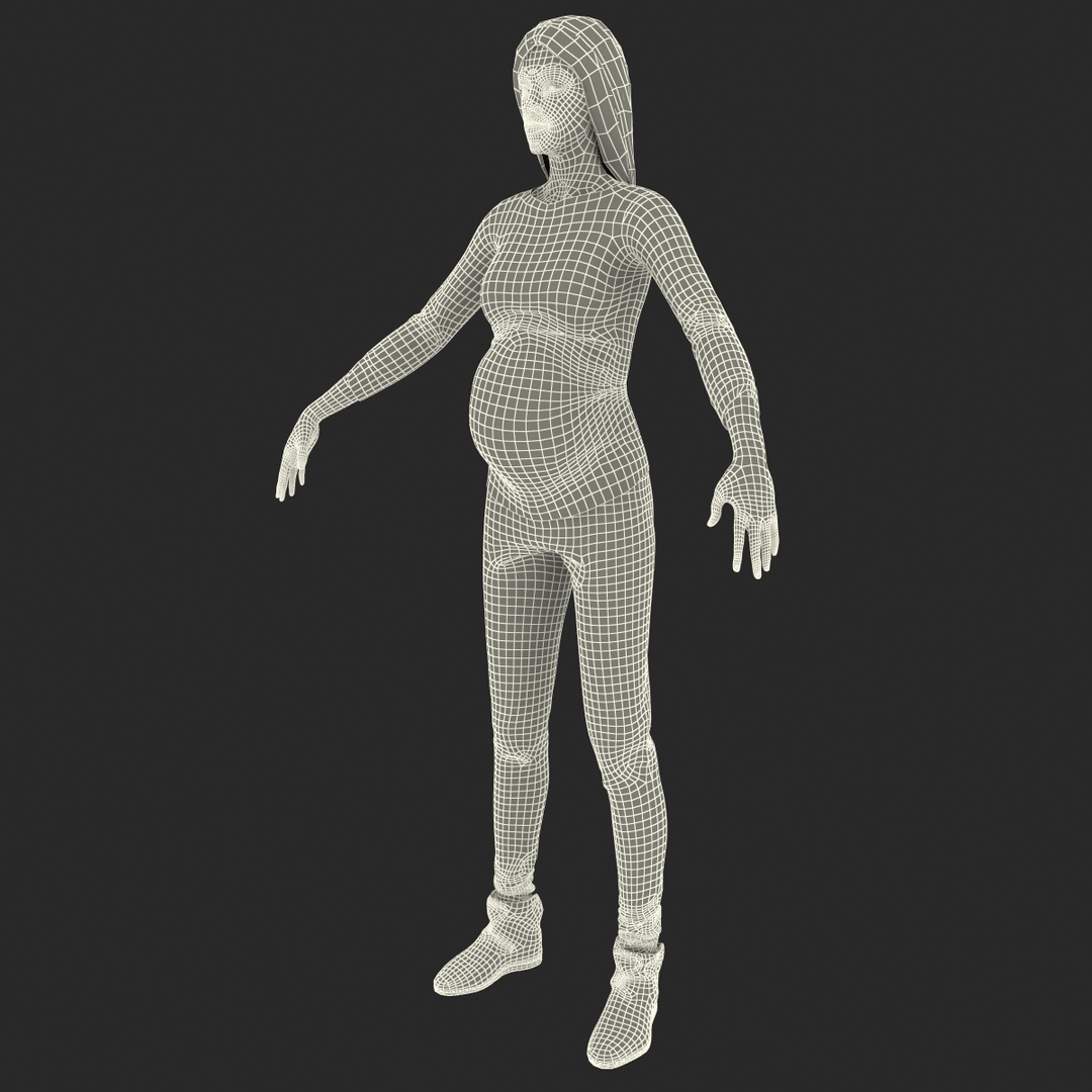 3d 3ds Pregnant Woman