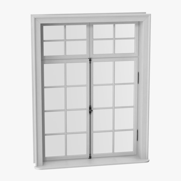 Classic window 06 closed model - TurboSquid 1214714