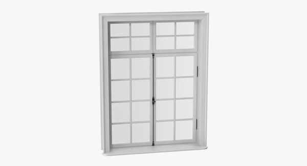 Classic window 06 closed model - TurboSquid 1214714