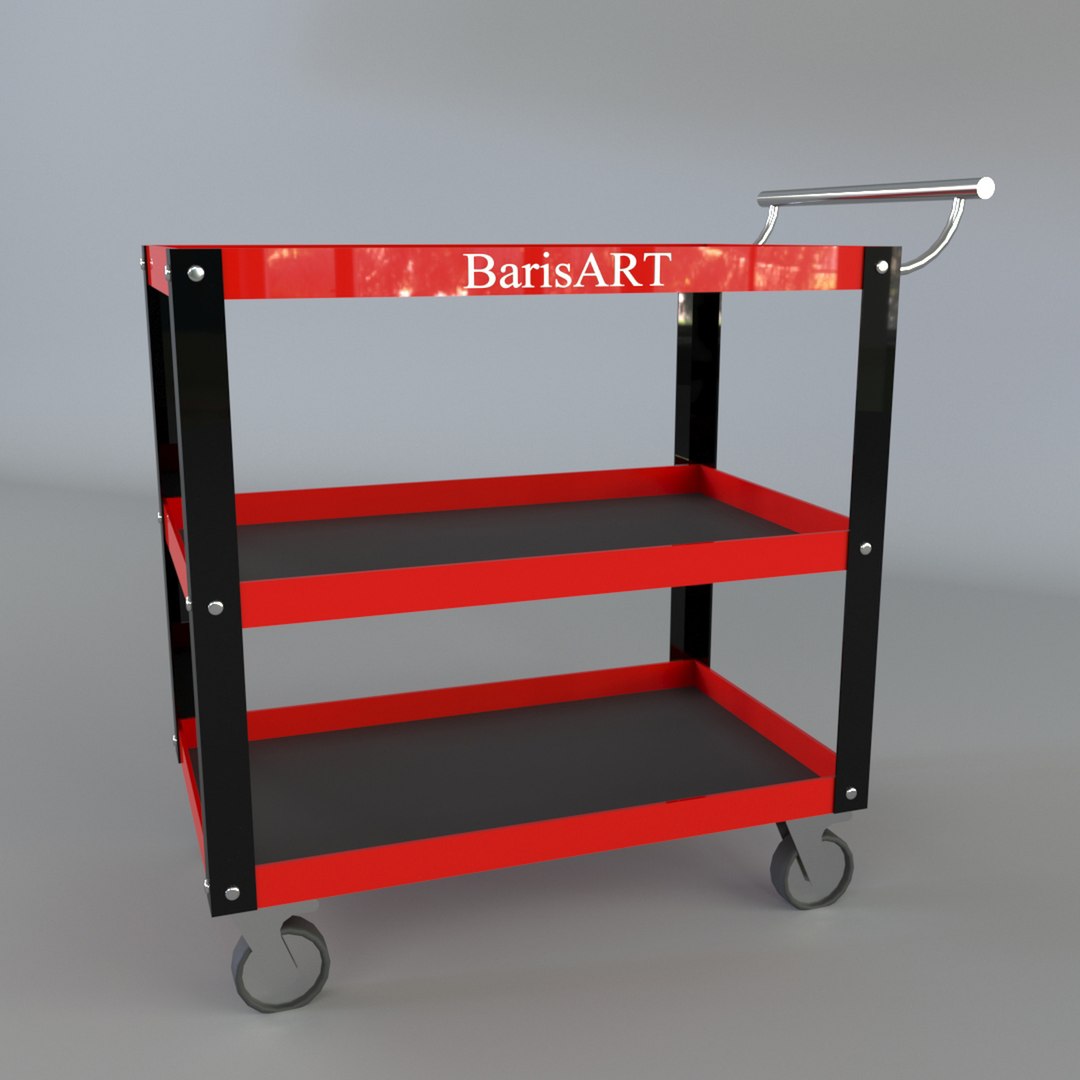 Service cart 3D - TurboSquid 1953270