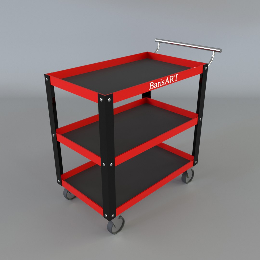 Service cart 3D - TurboSquid 1953270